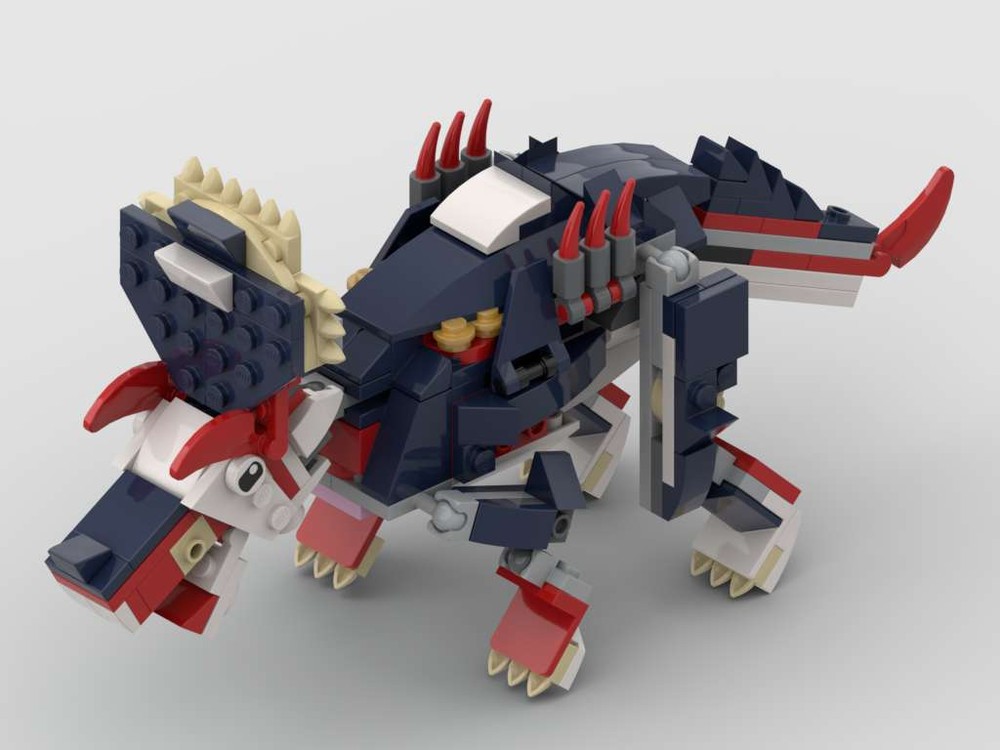 LEGO MOC Triceratops (31088 Alt Build) by zouyuanrenren | Rebrickable ...