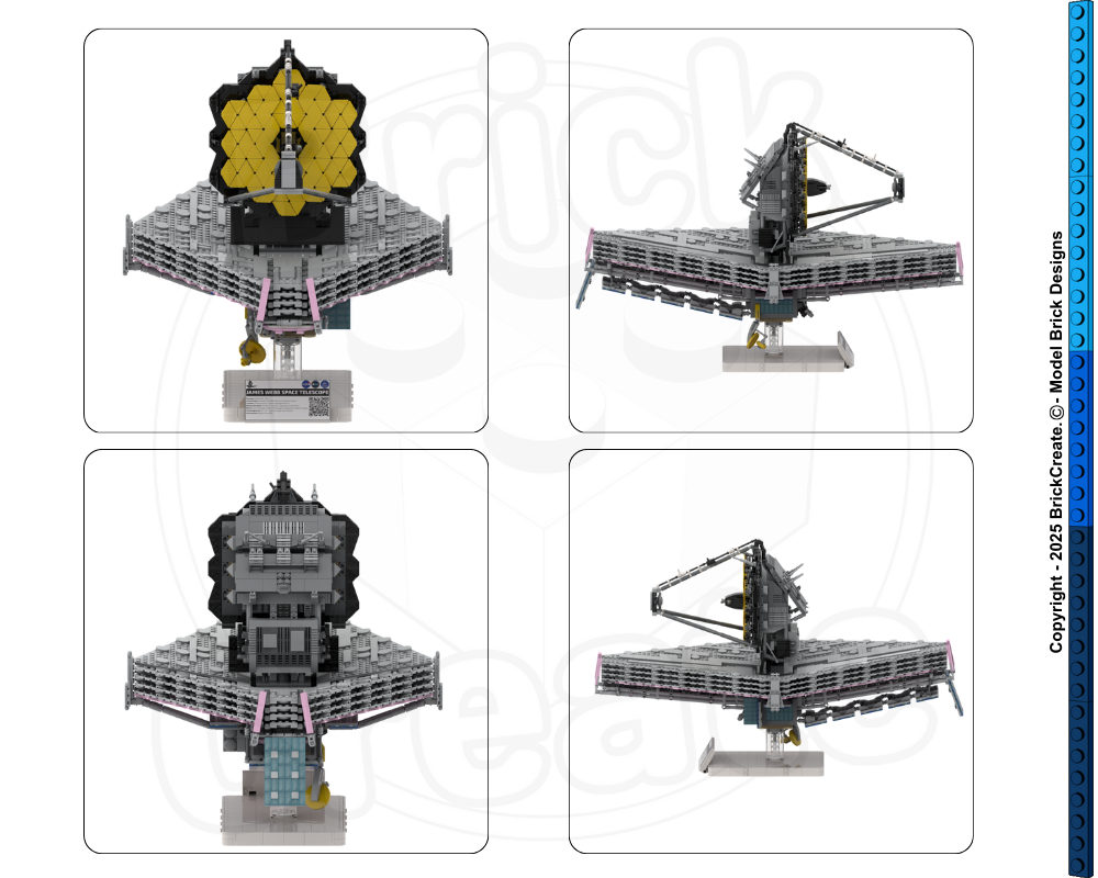 LEGO MOC-77613 James Webb Space Telescope (JWST) by BrickCreate ...