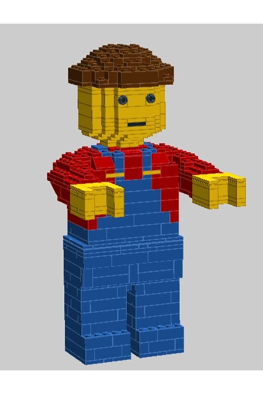 LEGO MOC The little big minifigure by jval | Rebrickable - Build with LEGO