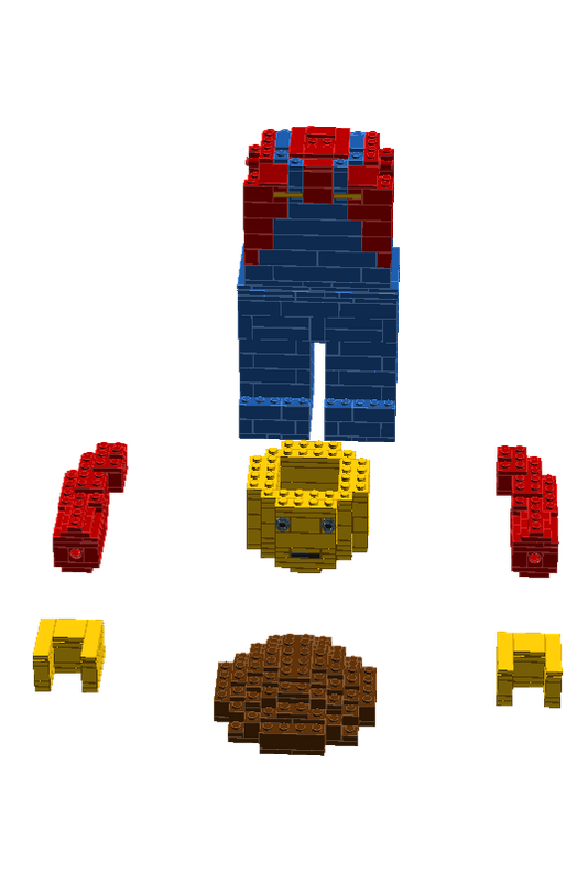 LEGO MOC-7762 The little big minifigure by jval | Rebrickable - Build ...