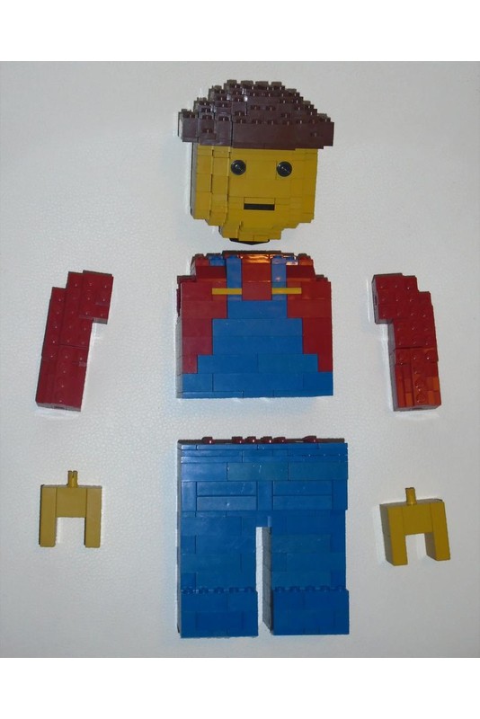 LEGO MOC The little big minifigure by jval | Rebrickable - Build with LEGO