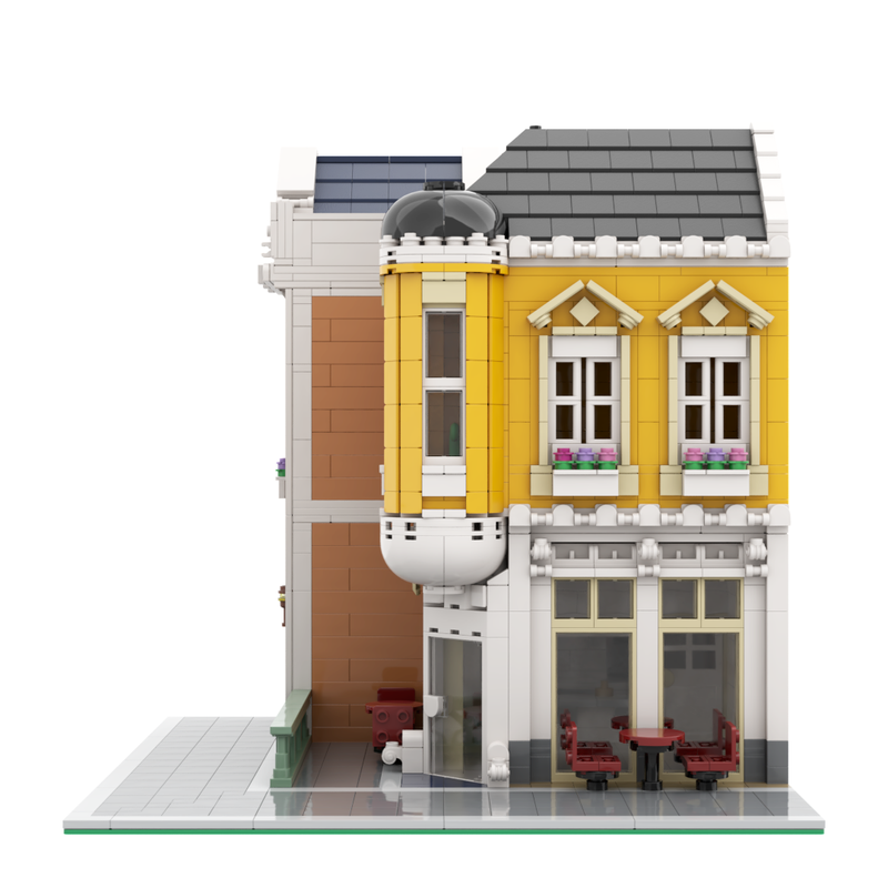 LEGO MOC Restaurant Modular Buildings 2 by MOC_Expert | Rebrickable ...