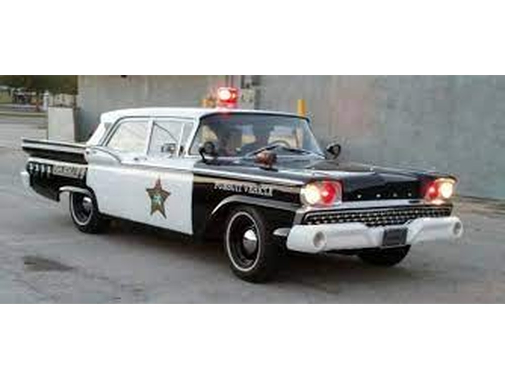 LEGO MOC 1959 Ford Custom 300 Police Car by brickhead_07 | Rebrickable ...