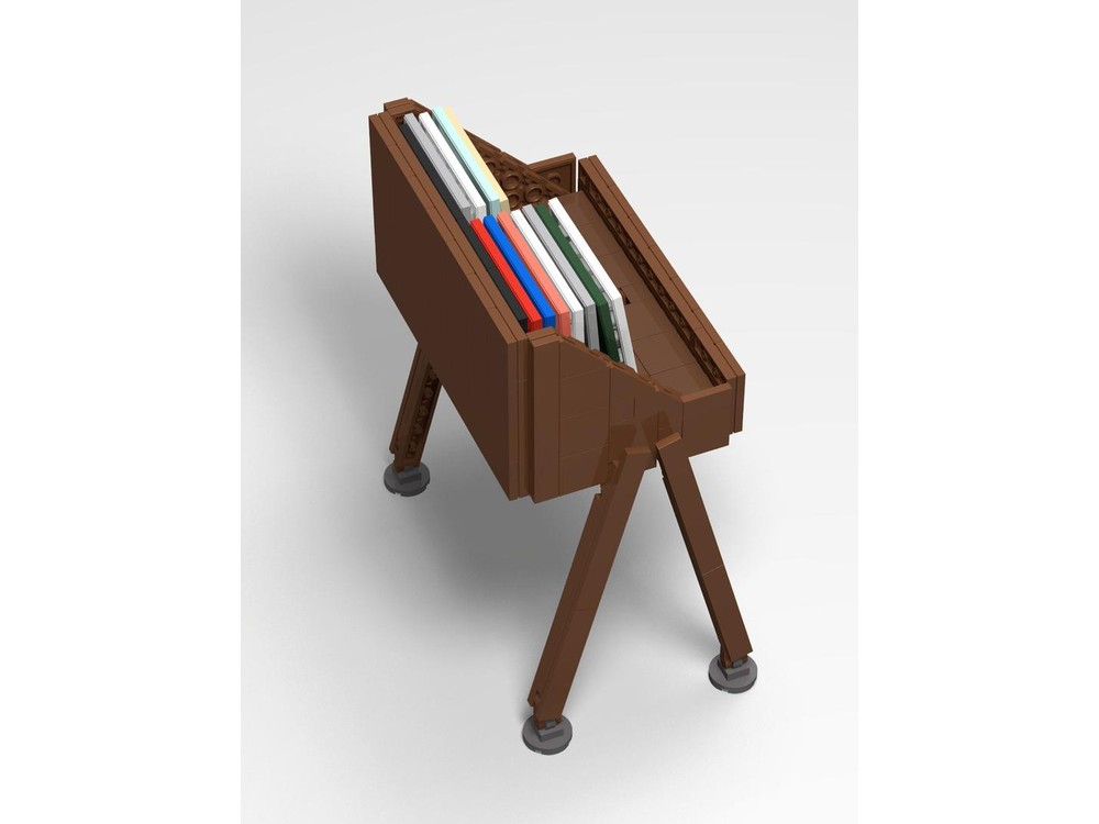 LEGO MOC Vinyl Shelf by silenfu | Rebrickable - Build with LEGO