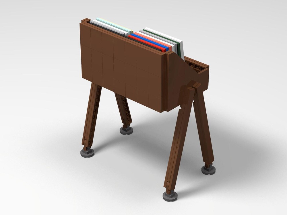 LEGO MOC Vinyl Shelf by silenfu | Rebrickable - Build with LEGO
