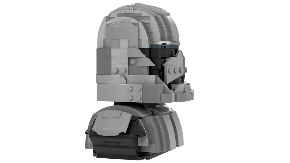 LEGO MOC Captain Phasma bust by hrodas | Rebrickable - Build with LEGO