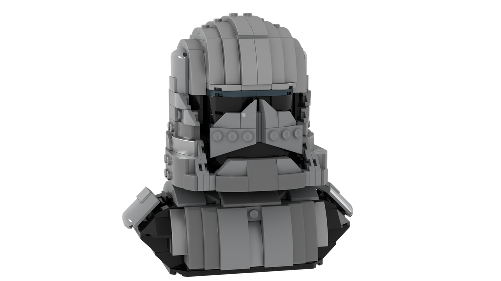LEGO MOC Captain Phasma bust by hrodas | Rebrickable - Build with LEGO