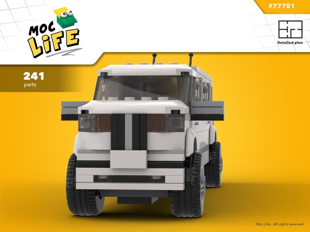 LEGO MOC Lincoln Navigator limousine by MocLife | Rebrickable - Build ...