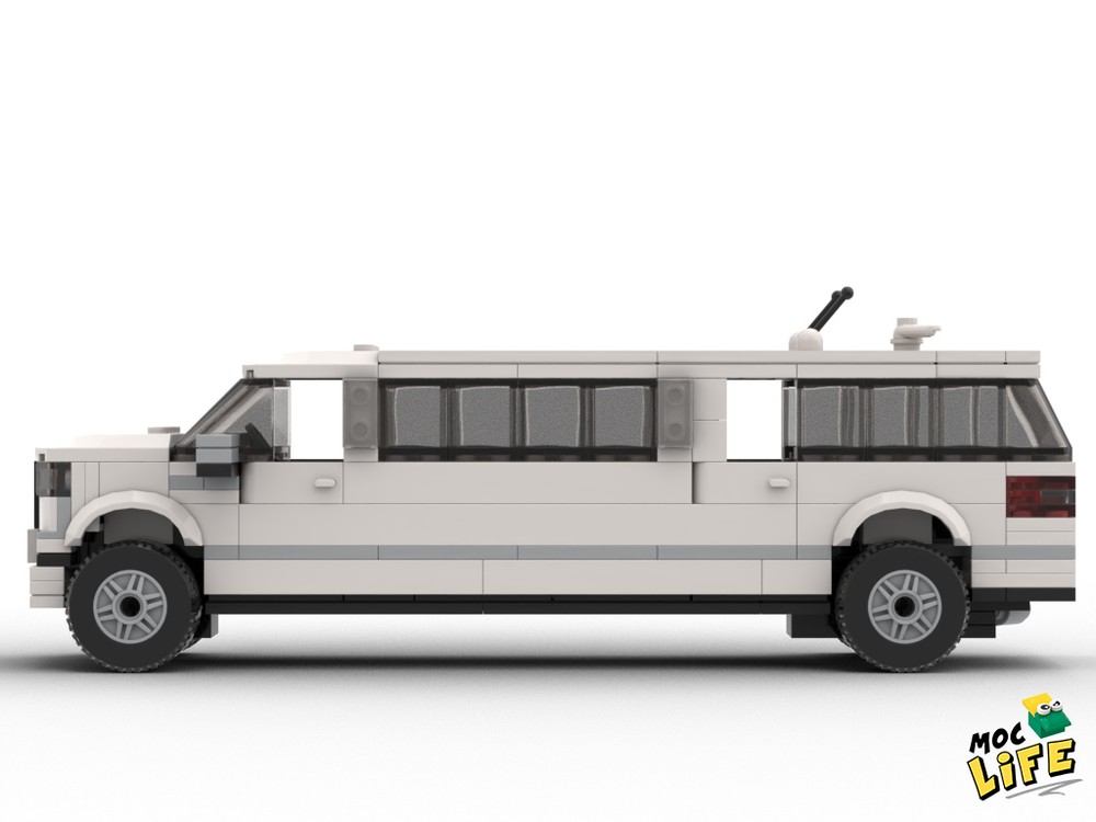 LEGO MOC Lincoln Navigator limousine by MocLife | Rebrickable - Build ...