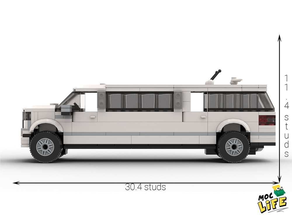 LEGO MOC Lincoln Navigator limousine by MocLife | Rebrickable - Build ...