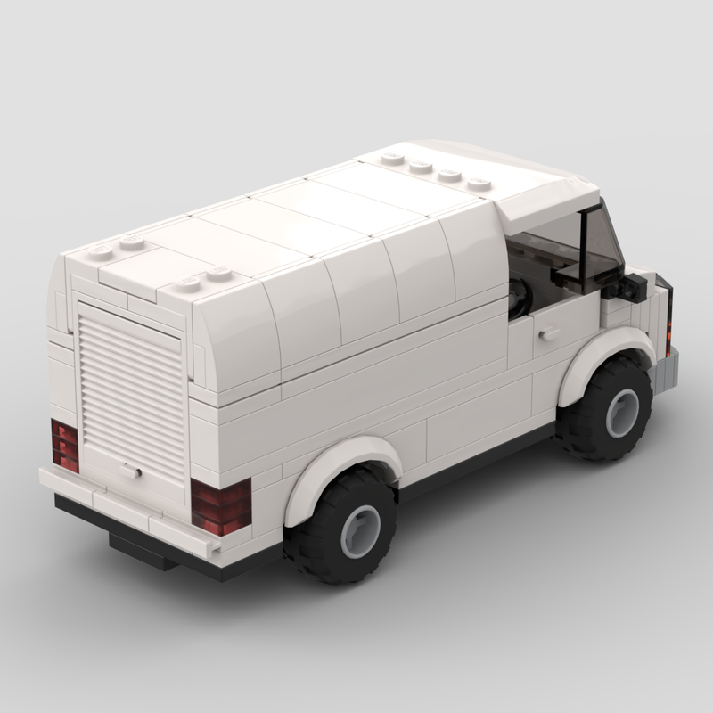 LEGO MOC White Van by BlockMOCs | Rebrickable - Build with LEGO