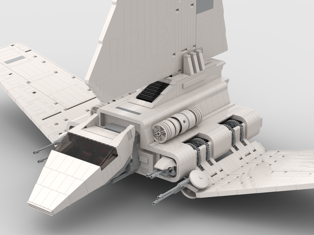 LEGO MOC Imperial Shuttle 2.0 by BABrickus | Rebrickable - Build with LEGO
