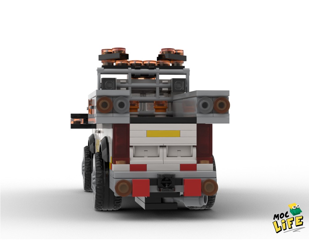 LEGO MOC Chevrolet Silverado 1500 quad cab long bed roadside service by ...