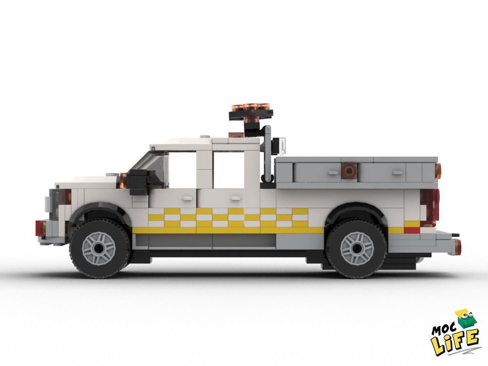 LEGO MOC Ford F-150 quad cab long bed roadside service by MocLife ...