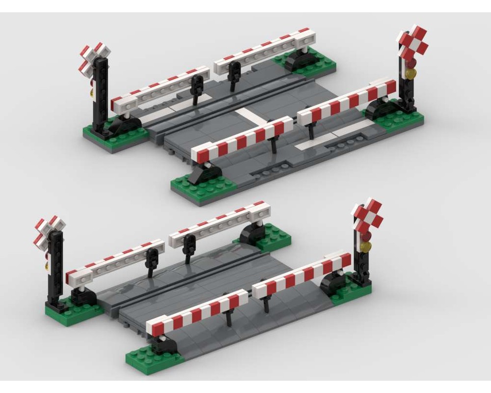 LEGO MOC railroad crossing with barrier by LeFisch | Rebrickable ...