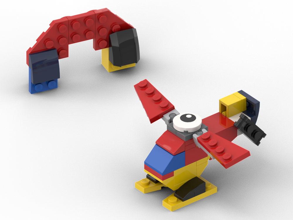 Lego Moc 30472 Parrot Chopper By Zeniko Rebrickable Build With Lego