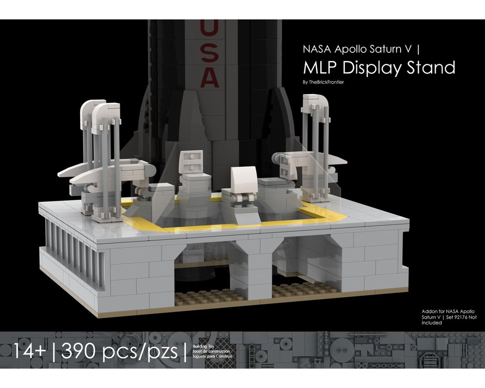 LEGO MOC NASA Apollo Saturn V - Mini MLP Display Stand by ...