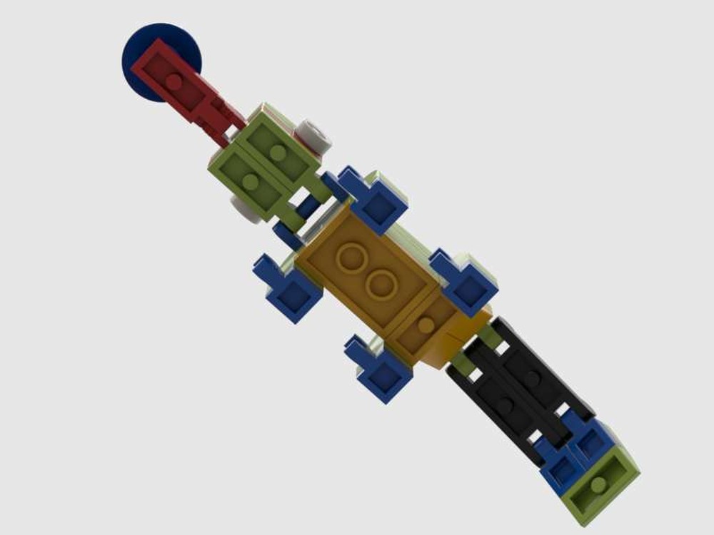 LEGO MOC Gecko Catching a Blue Fly by jlherbst77 | Rebrickable - Build ...