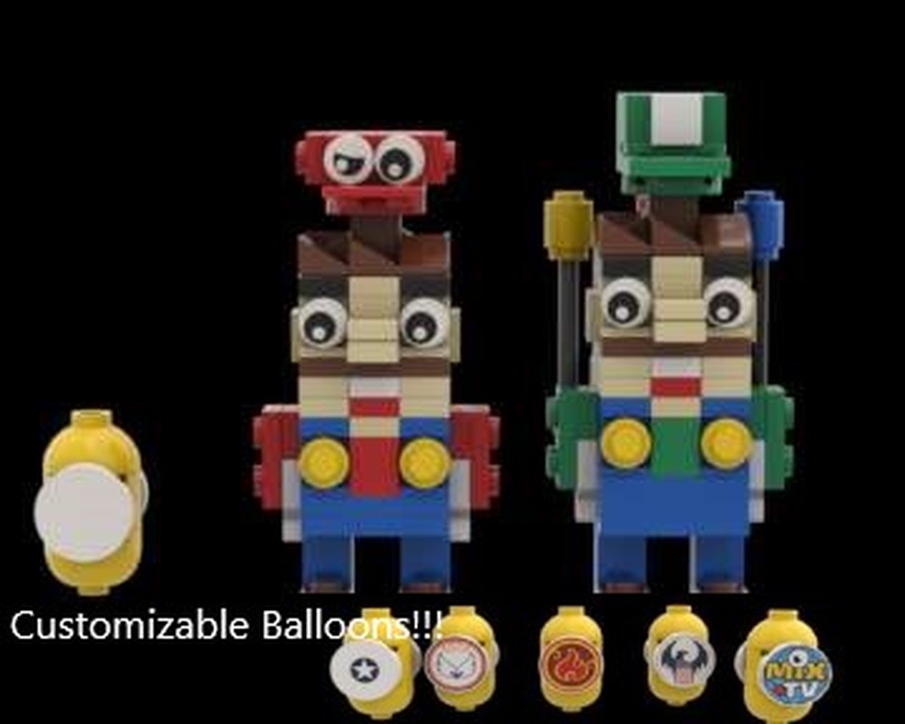 LEGO MOC Mario, Cappy, & Luigi's Balloon World by MixelMaker ...