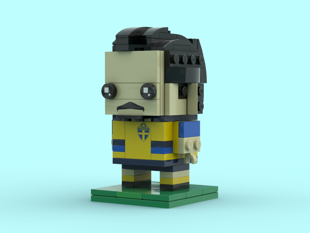 LEGO MOC Team Sweden - Zlatan Ibrahimović by GetMeBricked | Rebrickable ...