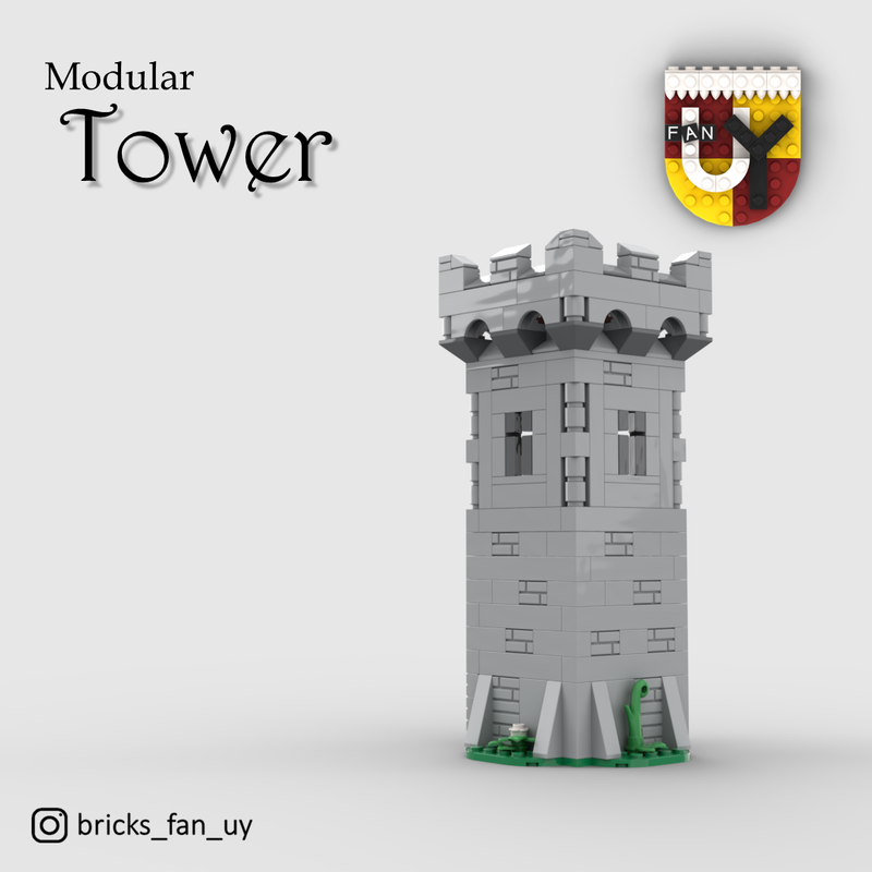 LEGO MOC Modular Tower by bricks_fan_uy | Rebrickable - Build with LEGO