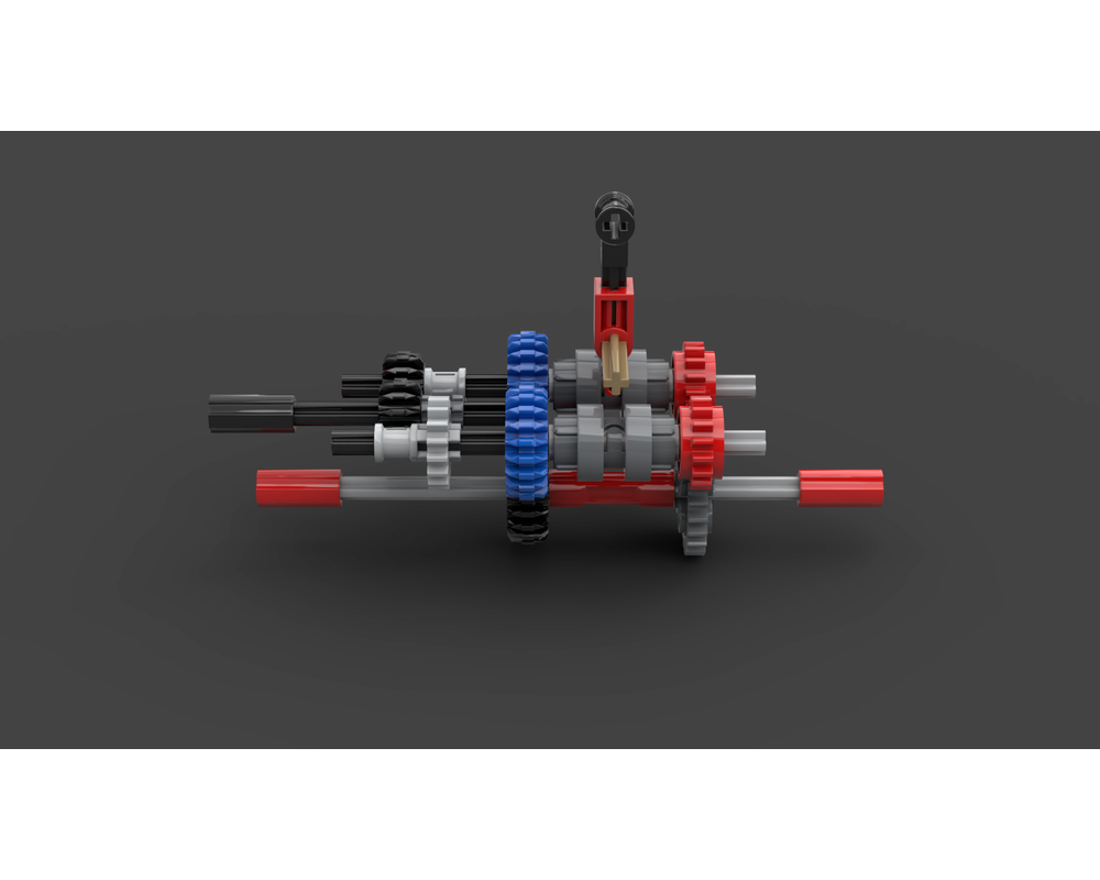 LEGO MOC Centered heavy-duty manual 4-speed gearbox - Front input by ...