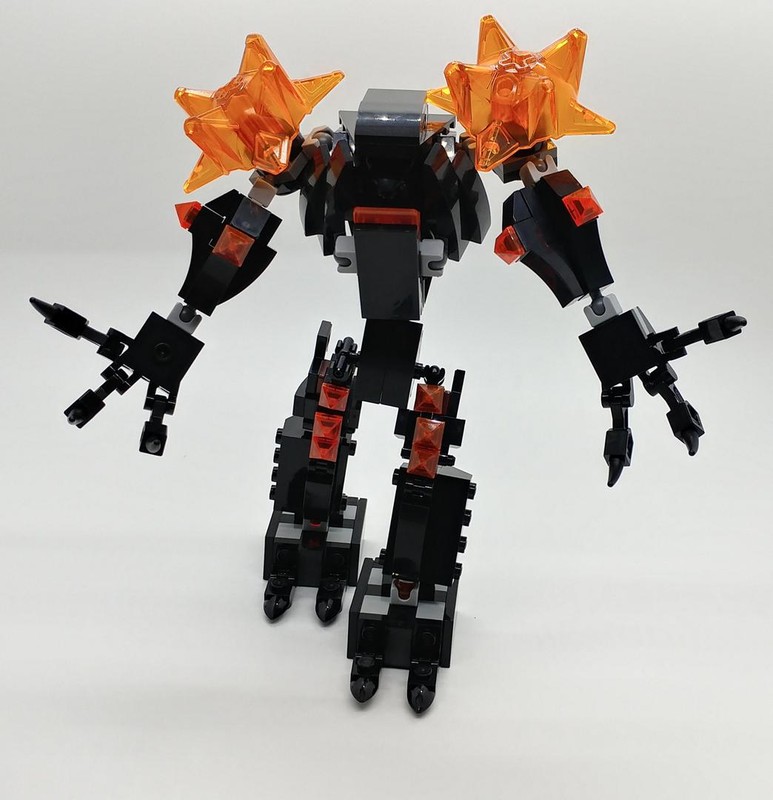 Lego Moc Chars Pyro Mech By Legoguy08 Rebrickable Build With Lego