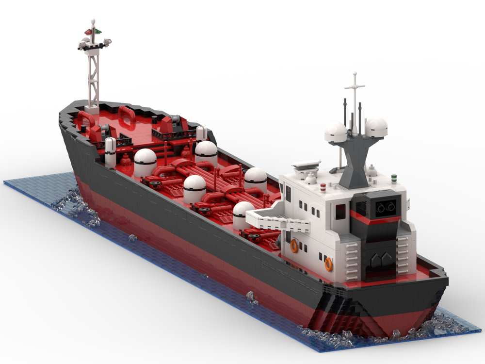 LEGO MOC Oil Tanker by Kilo-Whiskey | Rebrickable - Build with LEGO