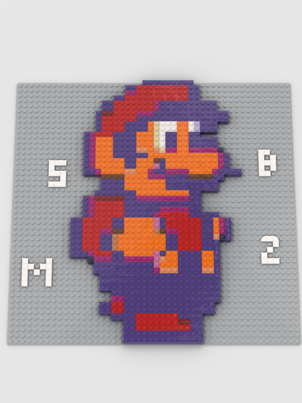 LEGO MOC Super Mario Bros. 2 Mosaic by justinbricks1 | Rebrickable ...
