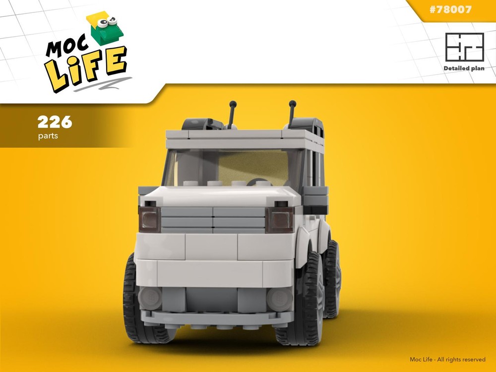 Lego Moc Dodge Durango By Moclife Rebrickable Build With Lego