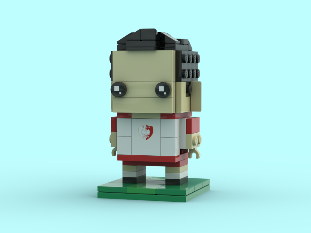 LEGO MOC Team Poland - Robert Lewandowski by GetMeBricked | Rebrickable ...