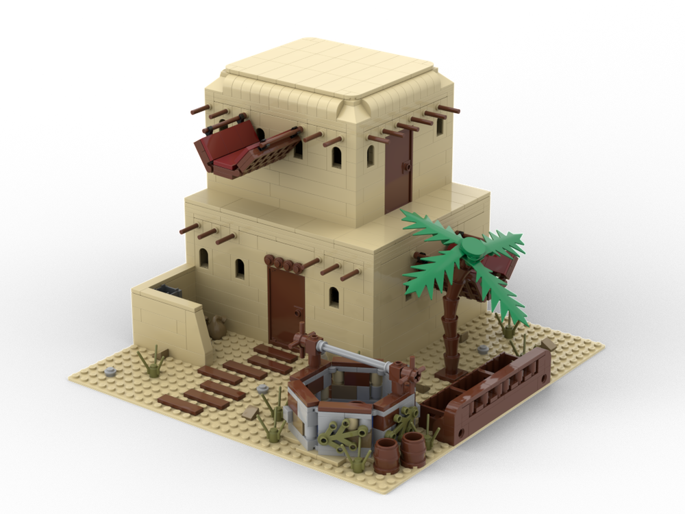 LEGO MOC Modular Desert House by gabizon | Rebrickable - Build with LEGO