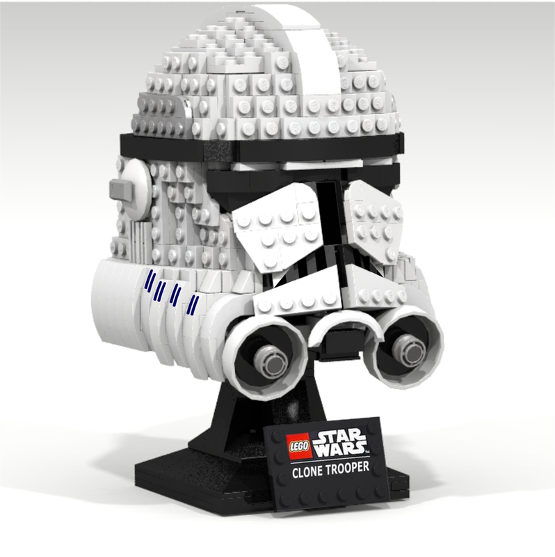 Lego Moc Clone Phase 2 Helmet Bust By Timbricks99 Rebrickable Build