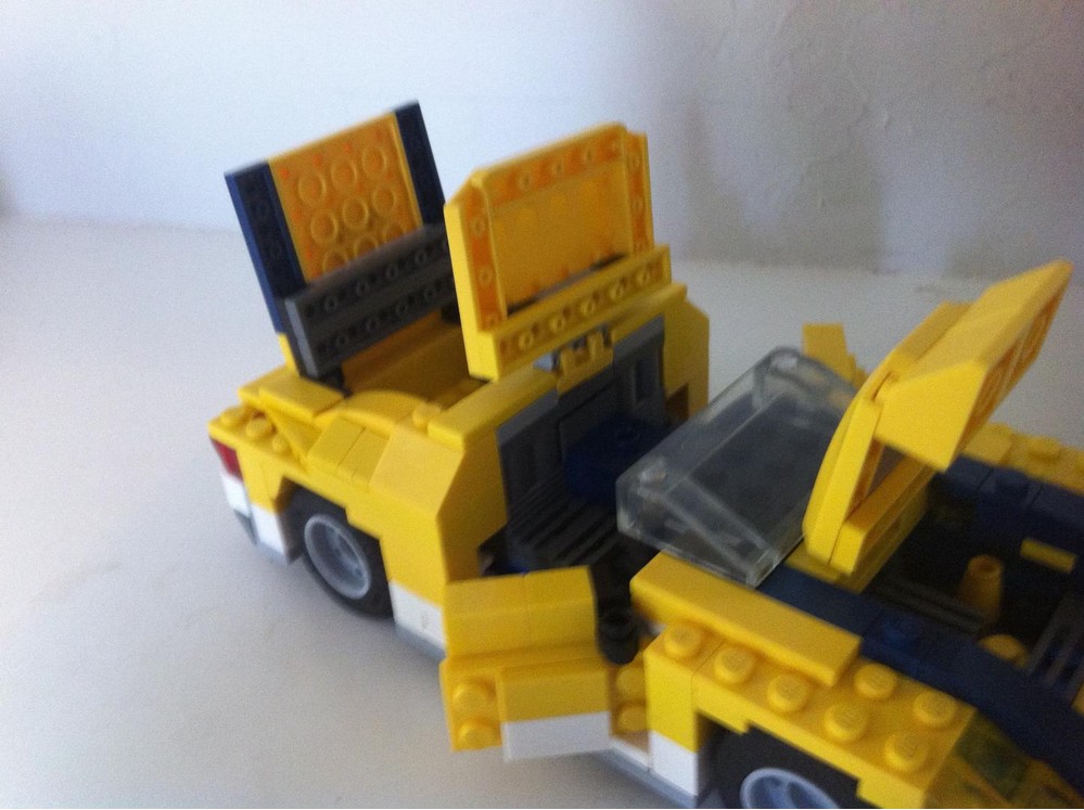 Lego Moc Corvette Convertible By Turbo8702 Rebrickable Build With Lego