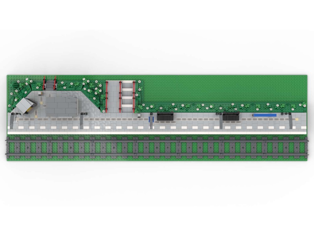 LEGO MOC Vught Train Station Platform 2 by vanderlegofan | Rebrickable ...