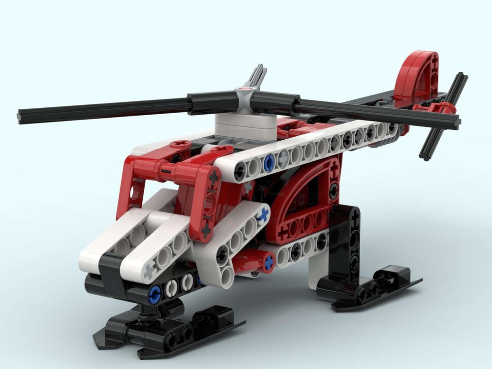Lego Moc Helicopter By Viernes Rebrickable Build With Lego