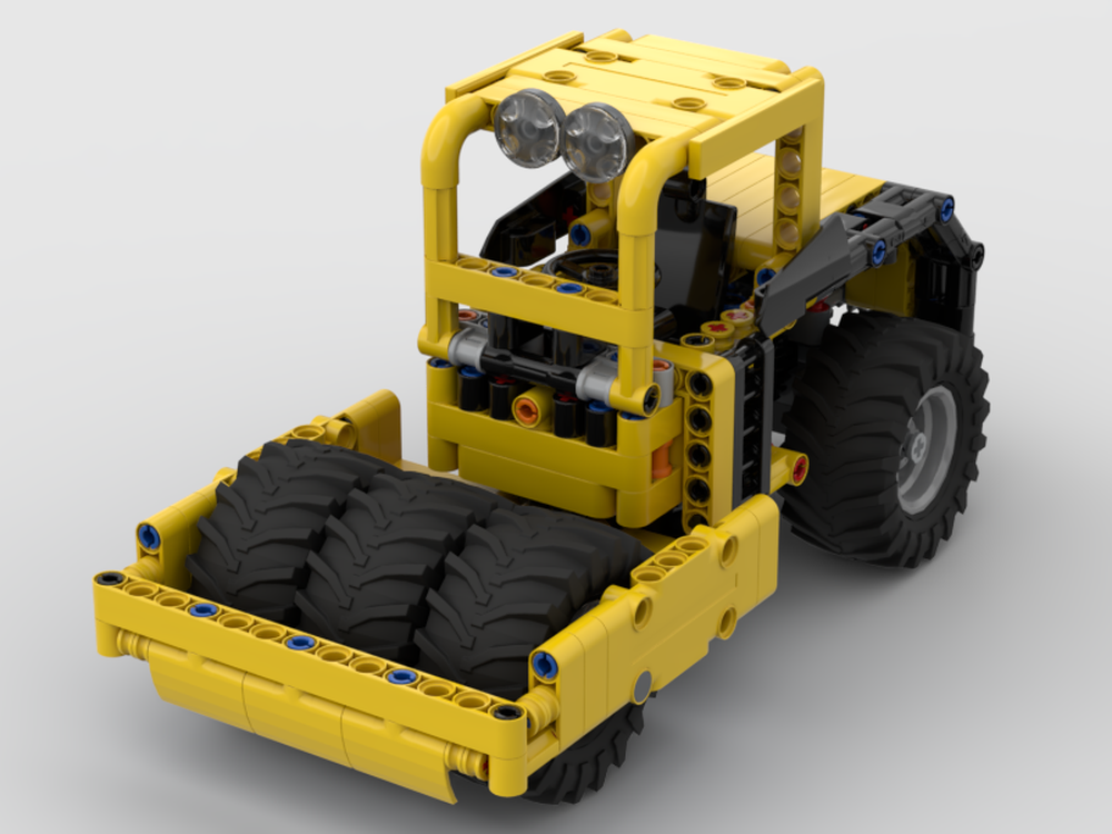 LEGO MOC 42122 Road Roller by artemisovsky | Rebrickable - Build with LEGO