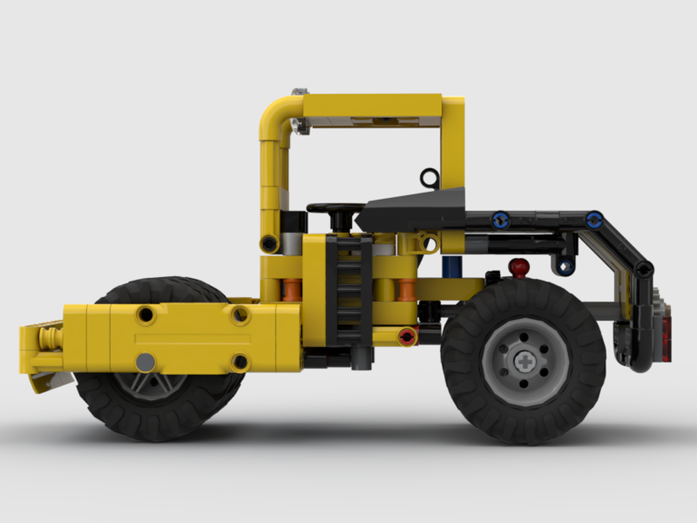 LEGO MOC 42122 Road Roller by artemisovsky | Rebrickable - Build with LEGO