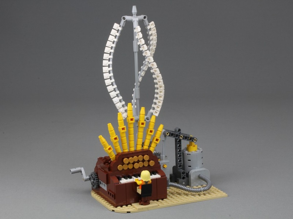 LEGO MOC Wind Powered Organ with Moving Keys by LasseD | Rebrickable ...