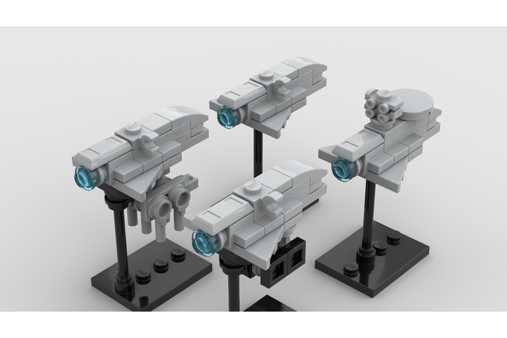 LEGO MOC 1:1455 Imperial Gozanti-class Cruisers by Kdapt-Preacher ...