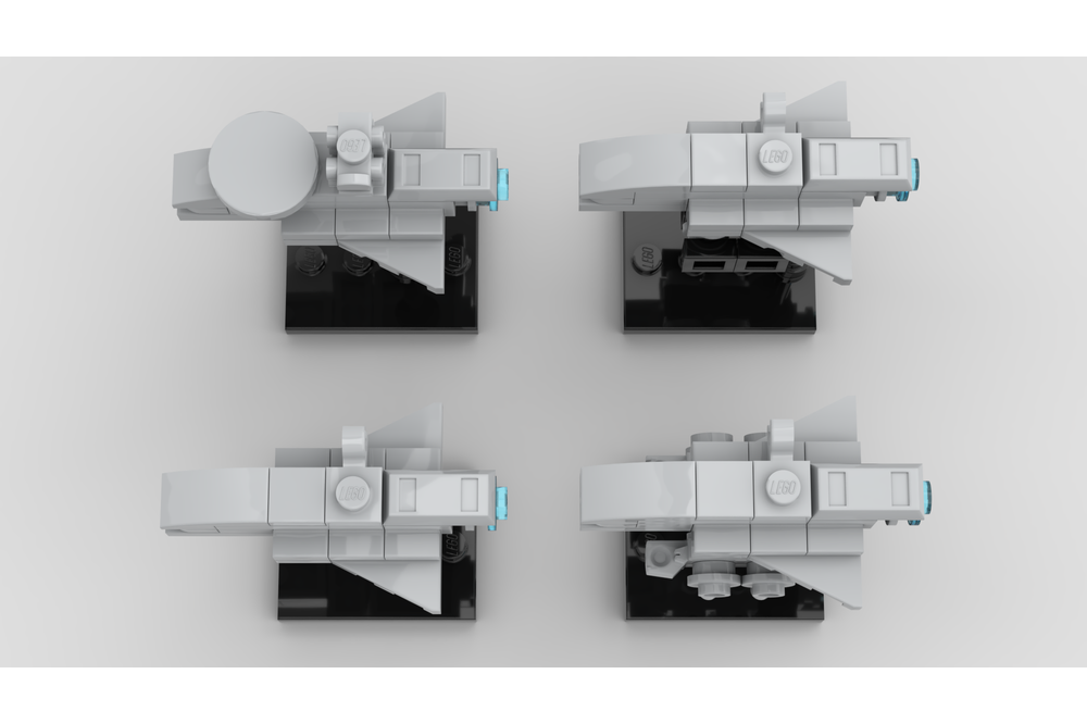 LEGO MOC 1:1455 Imperial Gozanti-class Cruisers by Kdapt-Preacher ...