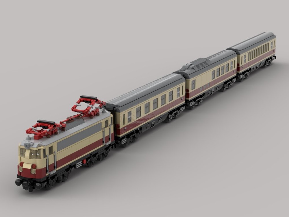 LEGO MOC German TEE Express Train by Mario´s Klemmbaustein Eisenbahn ...