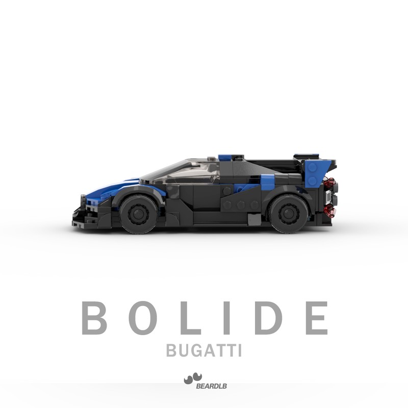 LEGO MOC BUGATTI Bolide 8 wide speed champions by beardLB | Rebrickable ...