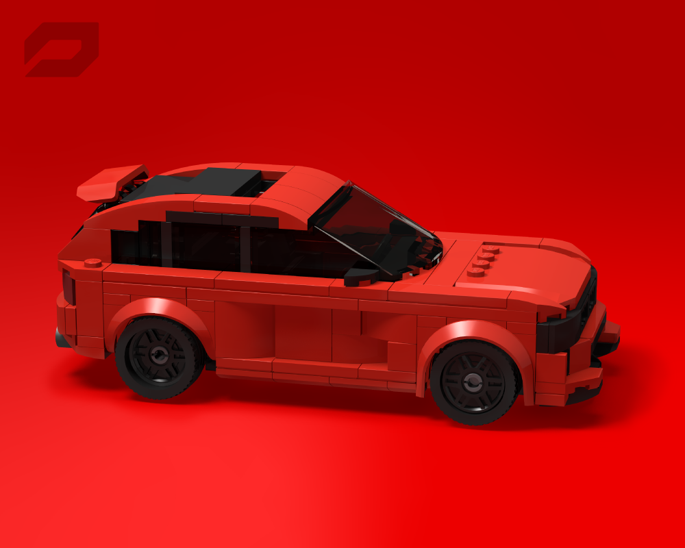 LEGO MOC BMW X3 M40i - Red by prototyp | Rebrickable - Build with LEGO