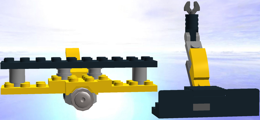 LEGO MOC Bi-plane with stand by TeagueO | Rebrickable - Build with LEGO