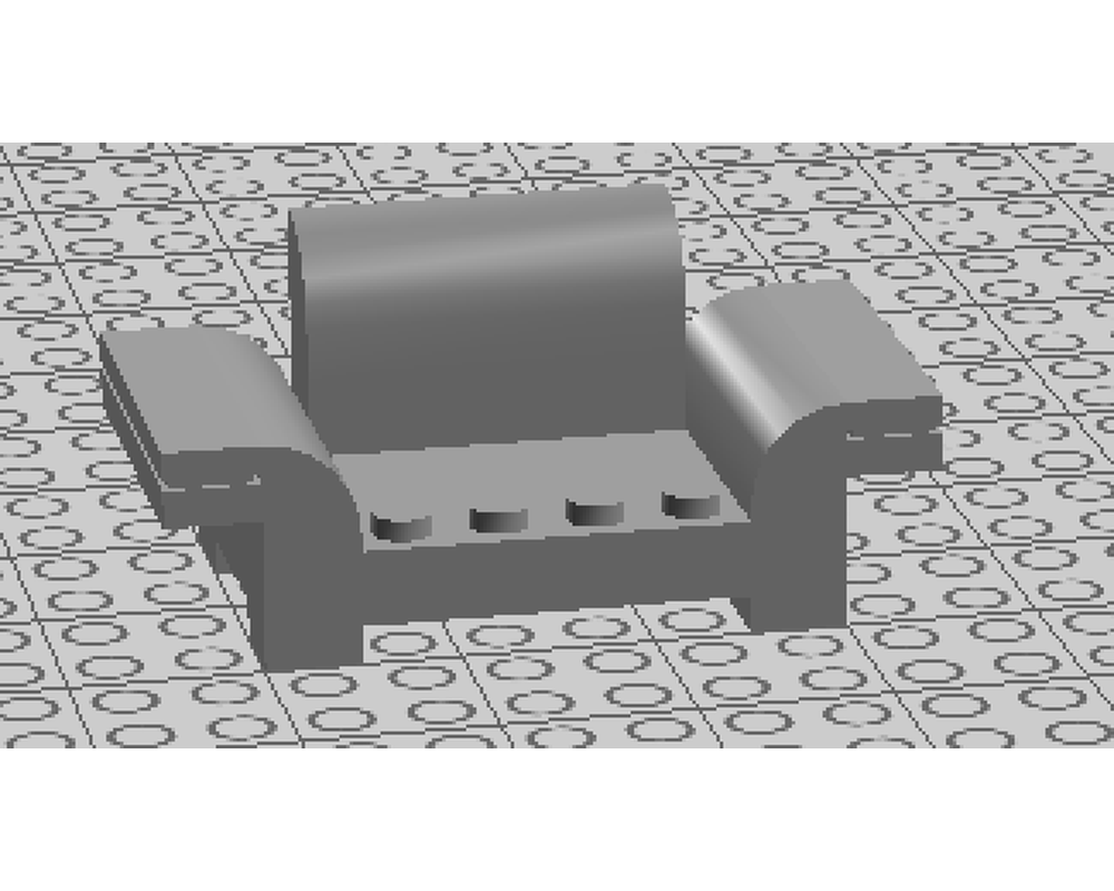 LEGO MOC lego sofa grey by brickershobby | Rebrickable - Build with LEGO