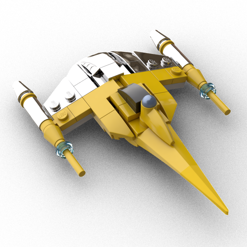 LEGO MOC Naboo N-1 Starfighter [micro scale] by Xigphir | Rebrickable ...