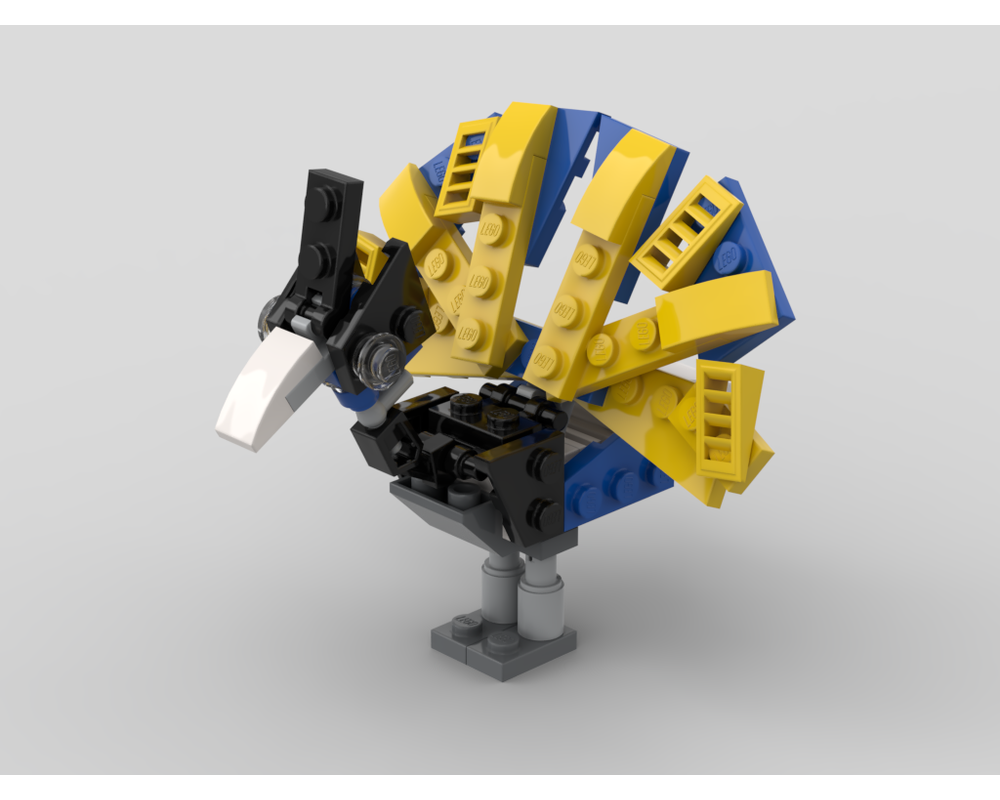 LEGO MOC 31087 - Peacock by KlintIsztvud | Rebrickable - Build with LEGO