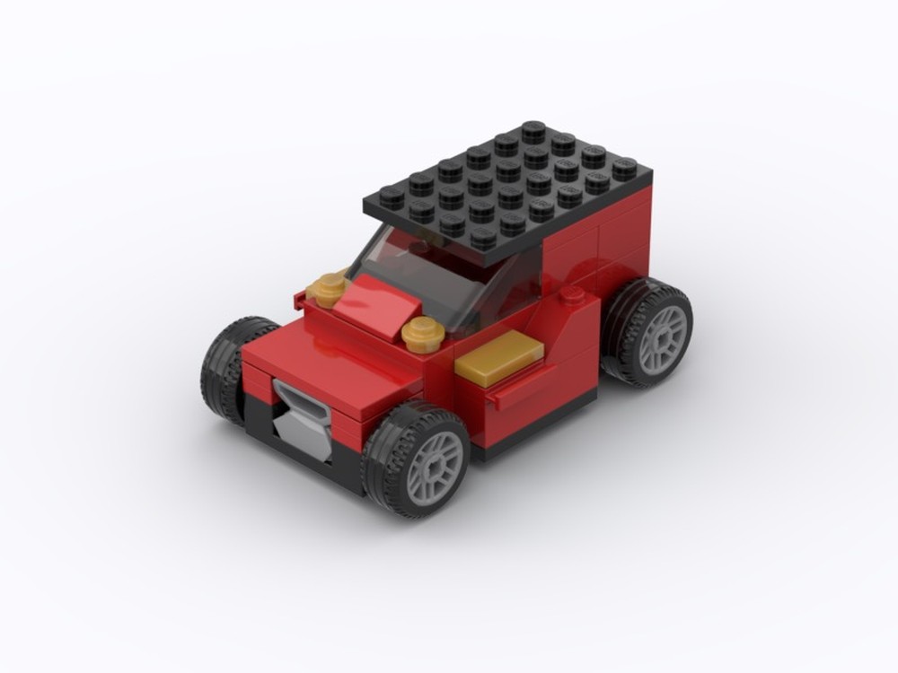 LEGO MOC Custom Ferrari powered mini cooper by Tokaygecko | Rebrickable ...