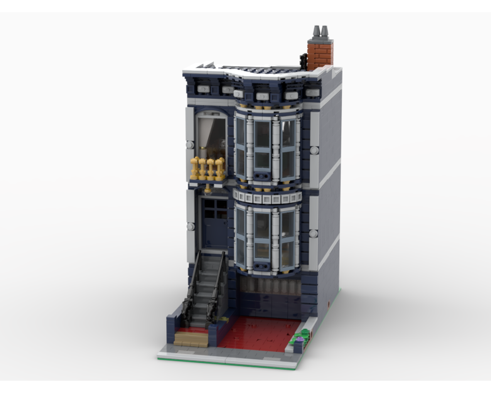 LEGO MOC Victorian Town House by Chricki | Rebrickable - Build with LEGO